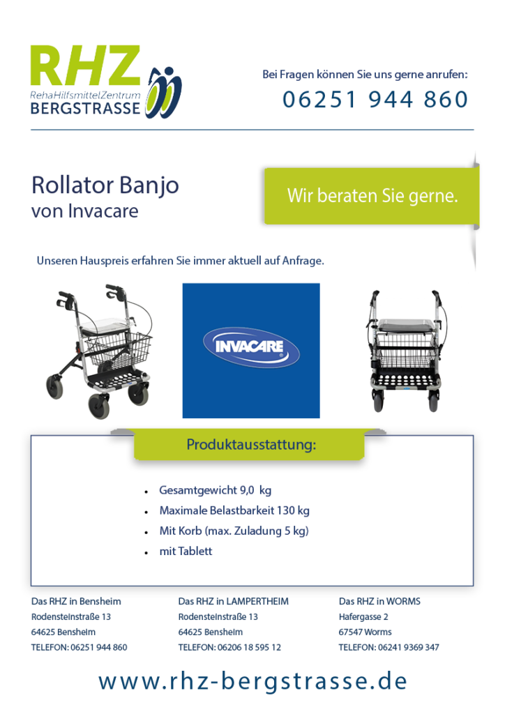 Rollatoren – REHA-HILFSMITTEL-ZENTRUM